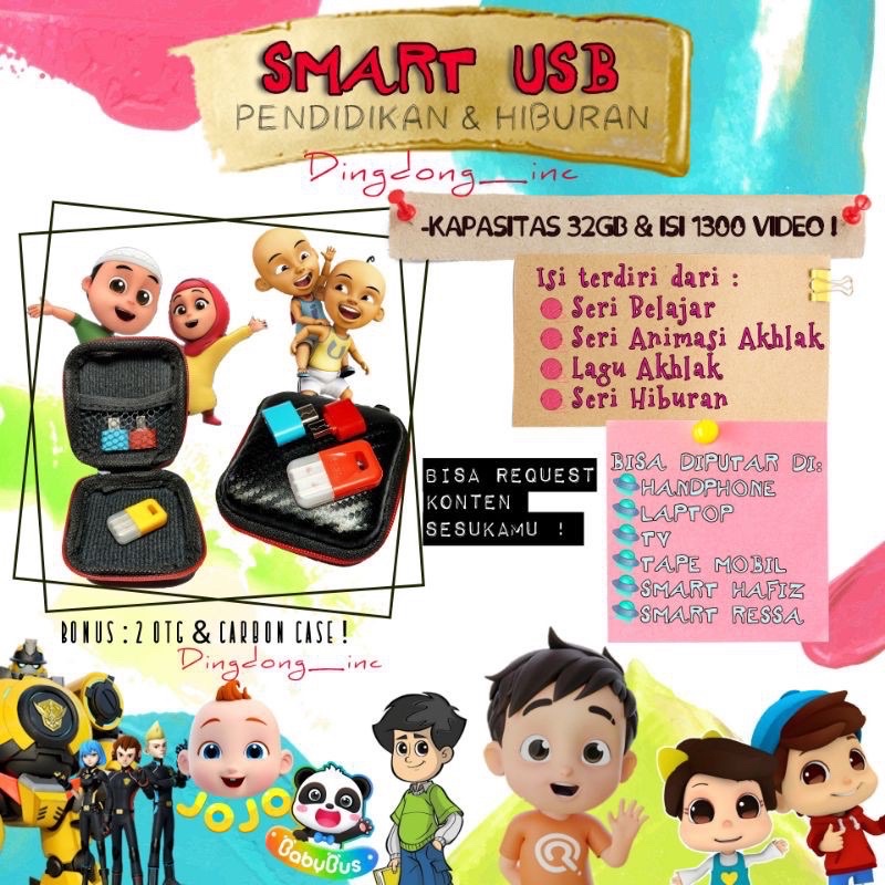 Jual FLASHDISK BELAJAR SMART ANAK MUSLIM SMART HAFIZ SMARTHAFIZ RESSA ...