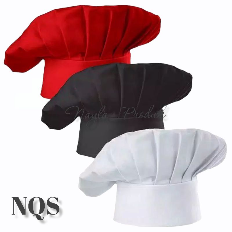Jual Topi Koki Dewasa / Topi Chef Pria-Wanita / Topi Model Jamur | Shopee Indonesia