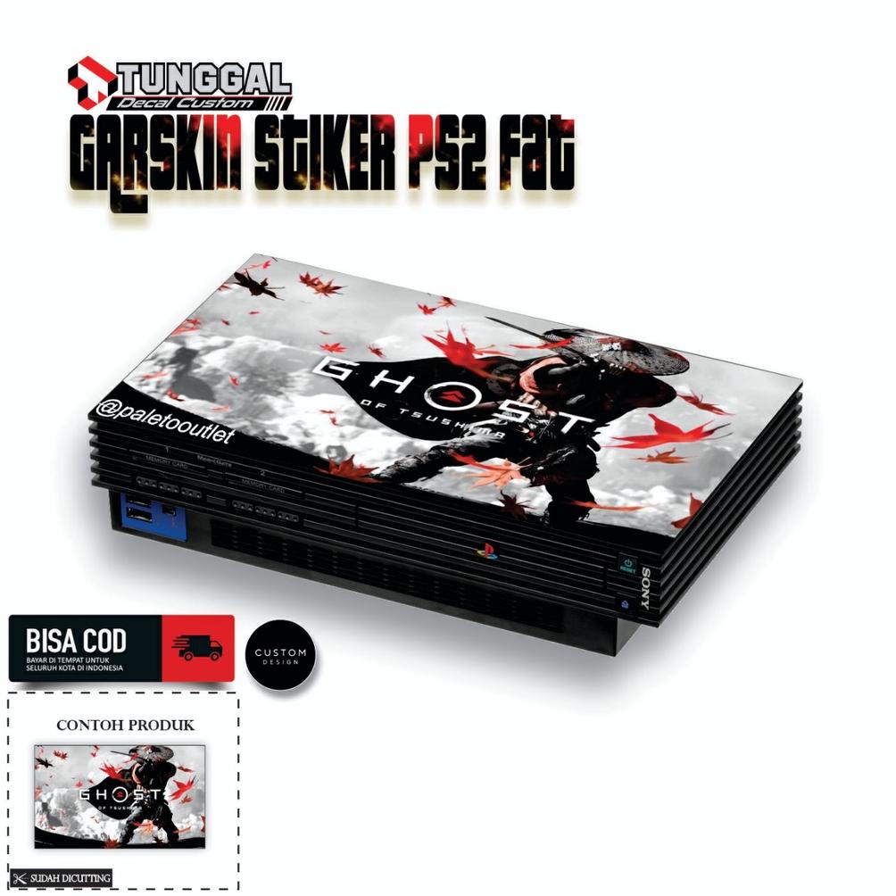Jual Ready Stok Garskin stiker ps2 slim ps2 fat bisa request desain 77 ...