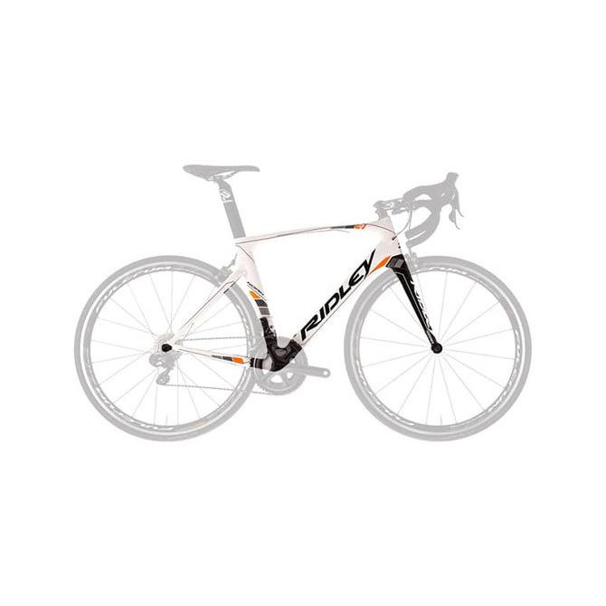 Jual Ridley New Noah White Black Orange Roadbike Frameset | Shopee ...
