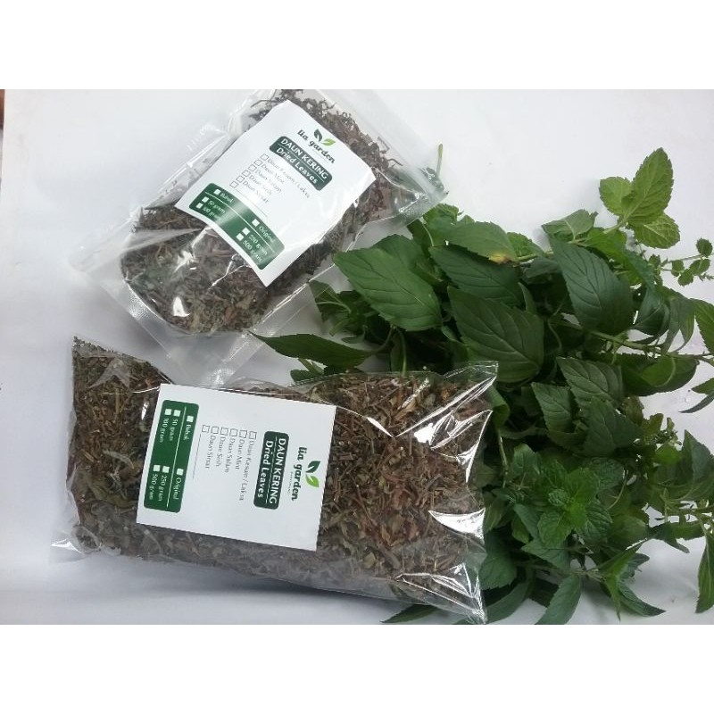 Jual daun mint kering original kemasan 50 gram | Shopee Indonesia