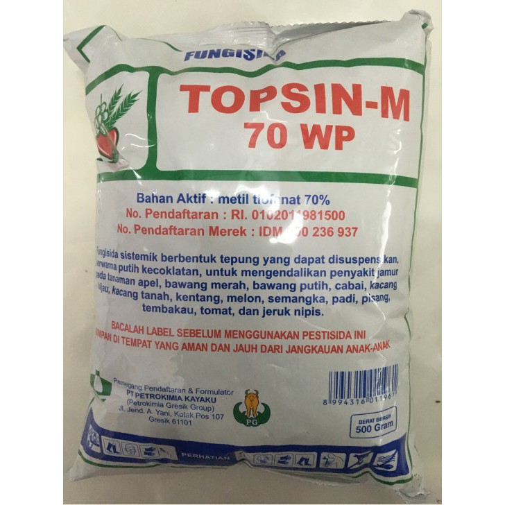 Jual Fungisida Topsin M 70 WP - 500 gr obat pembasmi jamur pada tanaman ...