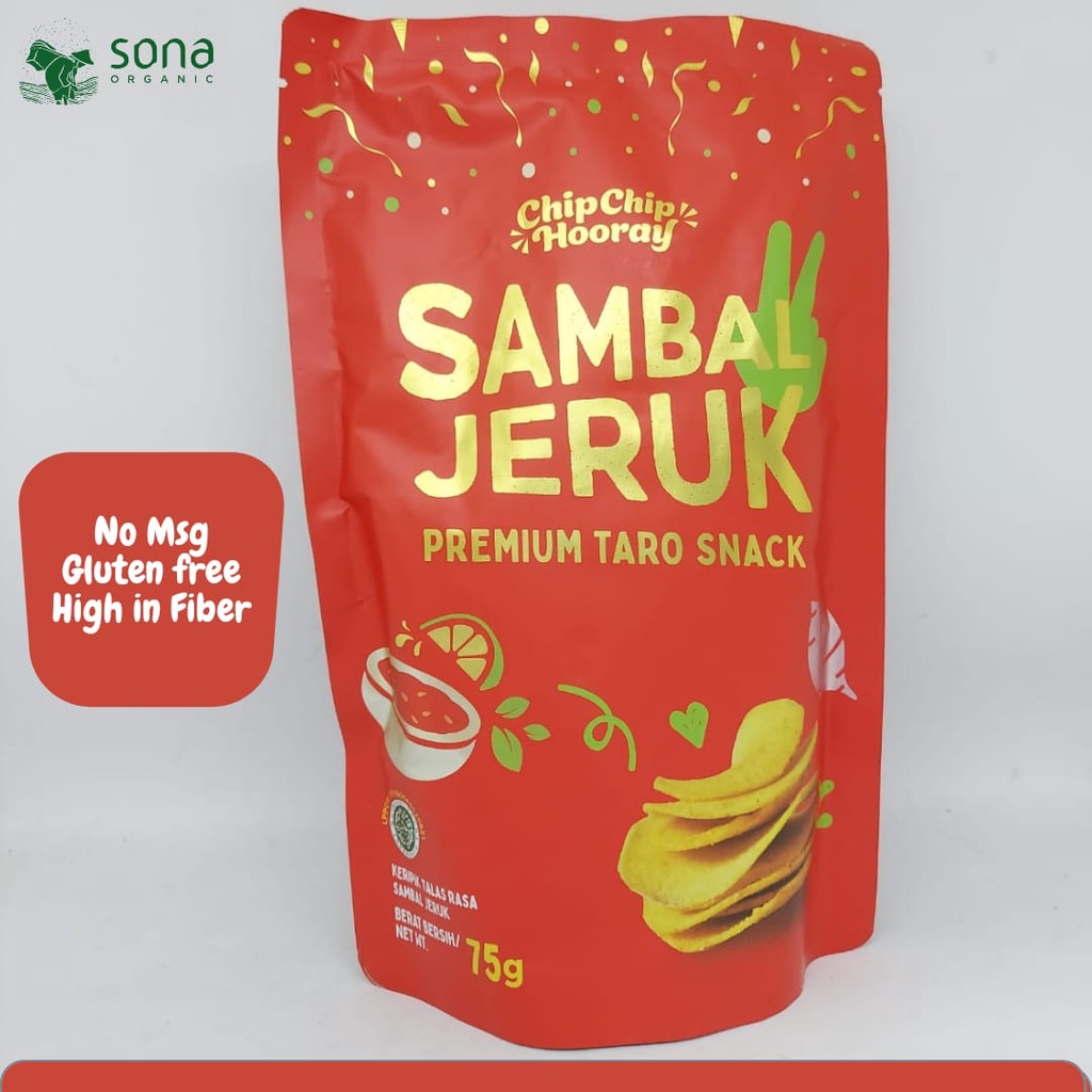 Jual Chip Chip Hooray Taro Snack - Sambal Jeruk - 75 g - Keripik Talas ...