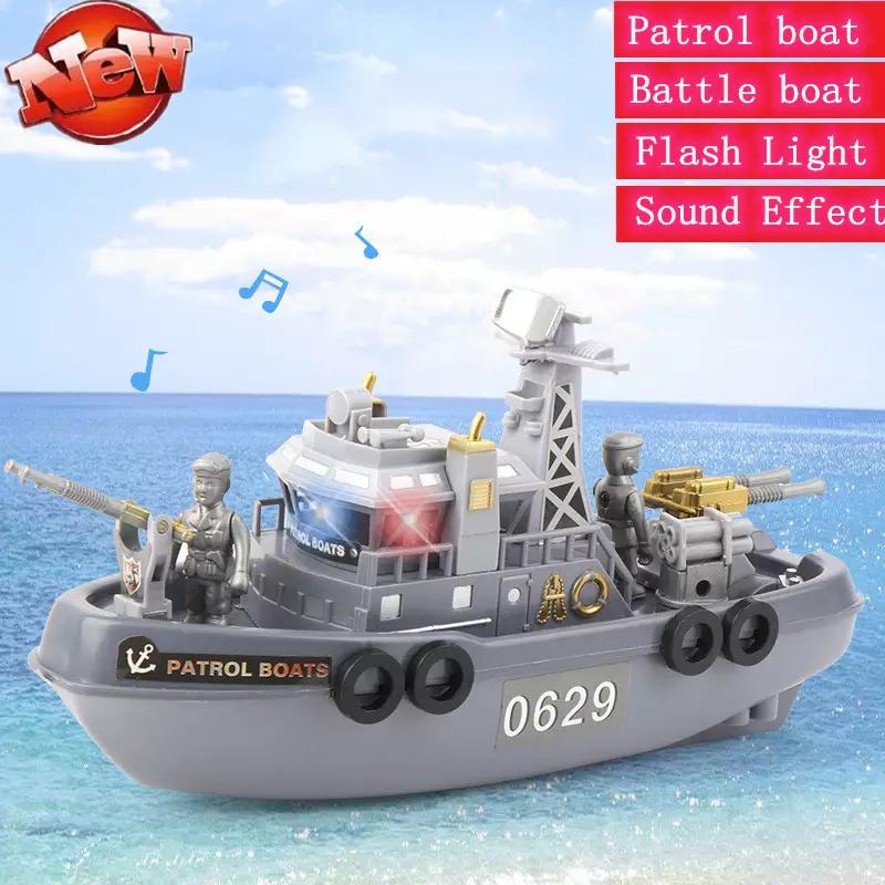Jual MAINAN PERAHU KAPAL REMOTE RC MARINE PATROL BOAT BISA JALAN DI AIR ...