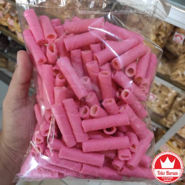 Jual ASTOR STRAWBERRY 250 gram [Harum Snack Official] SNACK KILOAN ...