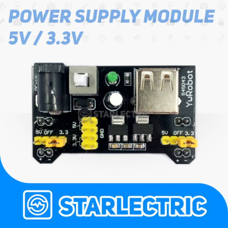 Jual Power Supply 5V 3.3V for Breadboard Mini | Shopee Indonesia