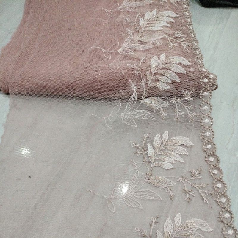 Jual renda tile bordir lebar 18_20cm varian warna harga per.50cm ...