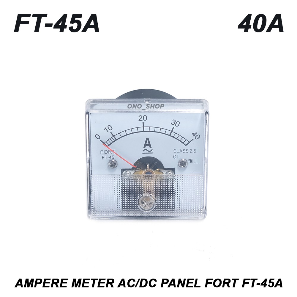 Jual FORT FT-45A - Ampere Meter AC/DC Panel | Shopee Indonesia