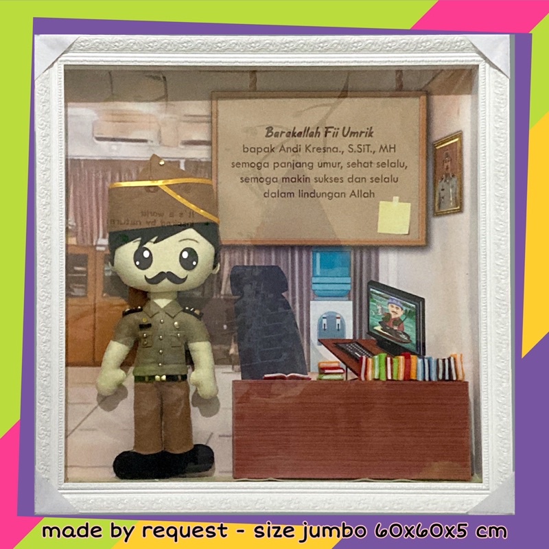 Jual boneka frame jumbo 60x60 cm | Shopee Indonesia