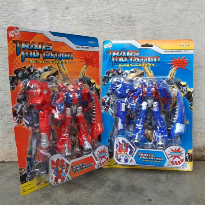 Jual MAINAN ROBOT TRANS MUTATION SUPER WARRIOR // ROBOT BISA BERUBAH ...