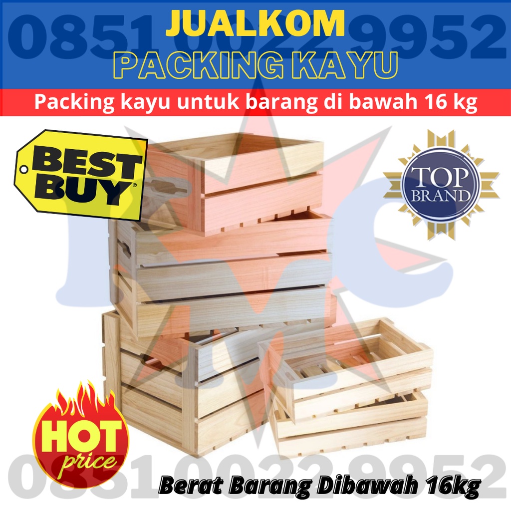 Jual Packing kayu untuk barang di bawah 16 kg | Shopee Indonesia