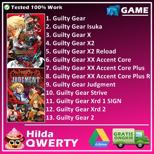 Jual Guilty Gear Game Paket Lengkap SEMUA SERI untuk PC Laptop | Shopee Indonesia