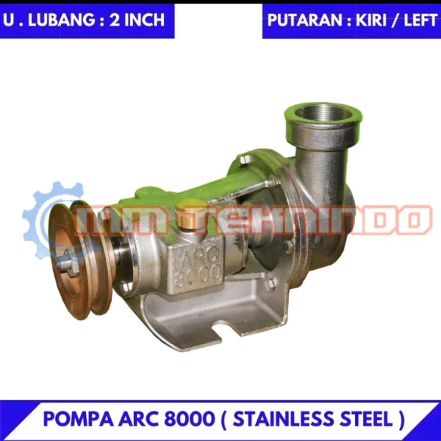 Jual ARC 8000 - WATER PUMP - STAINLESS STEEL - 2 INCH - PUTARAN KIRI ...
