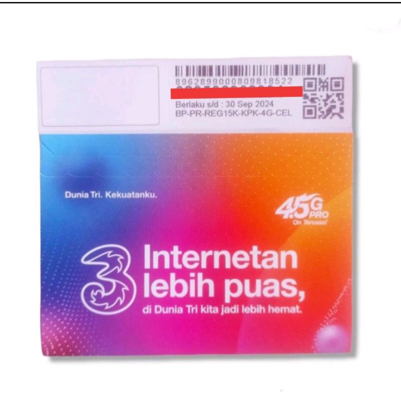 Jual Perdana TRI Kosong 4G Nasional | Shopee Indonesia