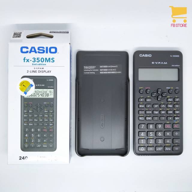 Jual Kalkulator ilmiah casio fx-350MS 2nd edition S-V.P.A.M. 8x16cm ORIGINAL | Shopee Indonesia