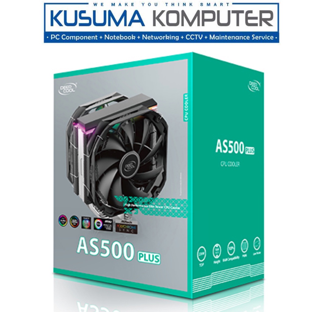 Jual Deepcool AS500 PLUS ARGB Cpu Cooler Support LGA 1700 | Shopee Indonesia