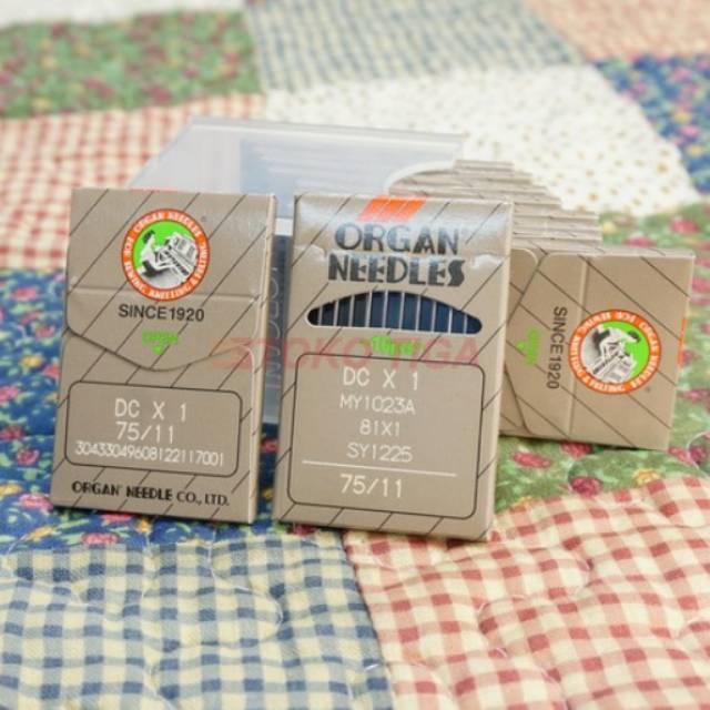 Jual Jarum ORGAN / Organ Needles DCX1 untuk Mesin Obras Industri & Klasik | Shopee Indonesia