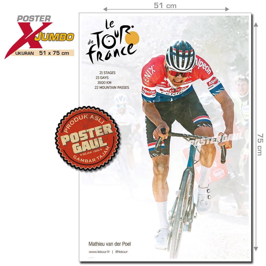 Jual Poster XJumbo BALAP SEPEDA : LE TOUR DE FRANCE #XJFJP293 - ukuran ...