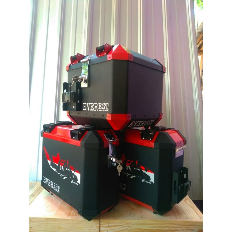 Jual Paket Triple Box, Top Box 45 Liter, Side Box 27 Liter | Shopee ...