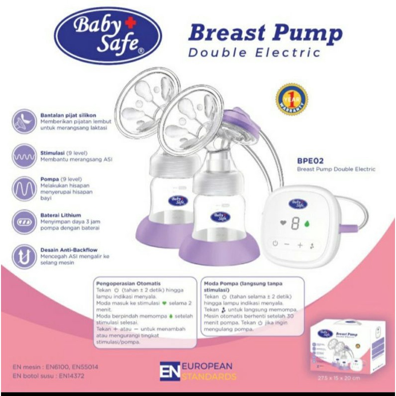 Jual lkj Valve Pompa Asi Baby Safe Elektrik Breast Pump Electric ...