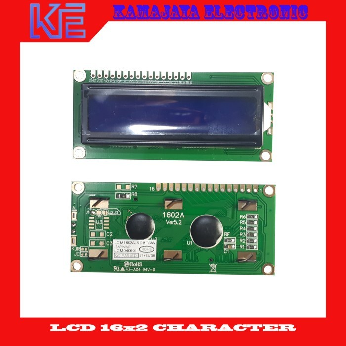 Jual LCD1602 1602 module 16x2 Character Backlight Blue | Shopee Indonesia
