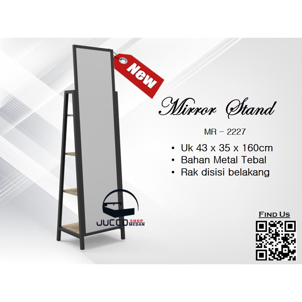 Jual Kaca Rias Minimalis - Standing Mirror - Meja Rias MR2227 Standing ...