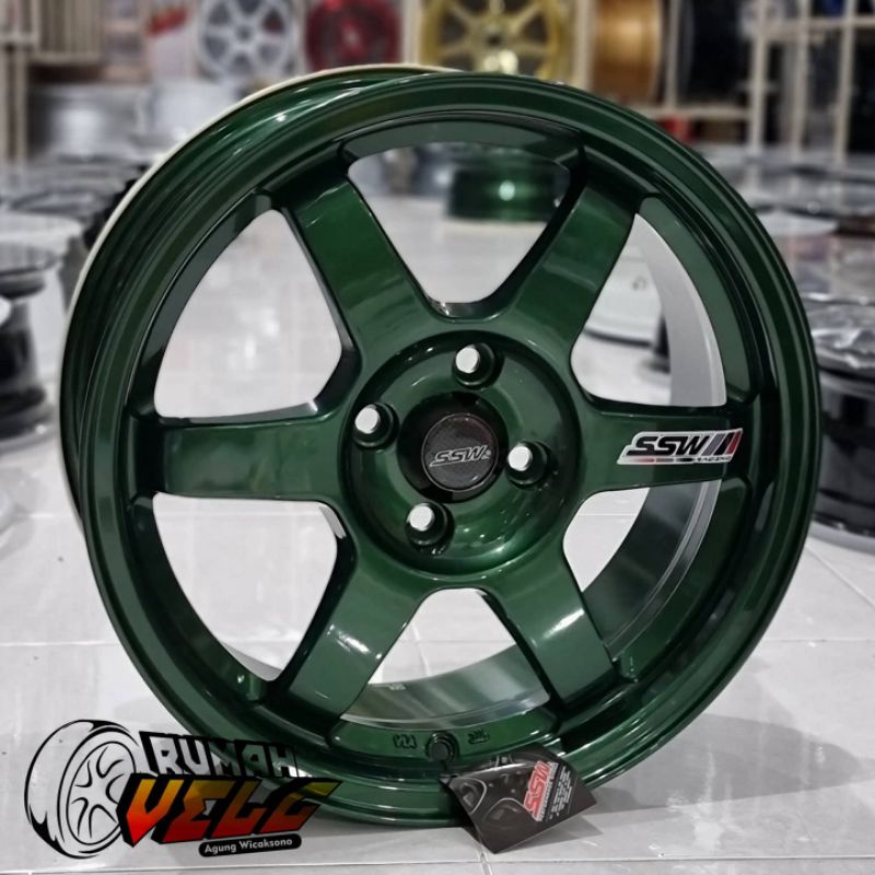 Jual Velg Mobil R16 TE37 SSW PCD 4x100 RUMAH VELG LINK LOMBOK | Shopee Indonesia