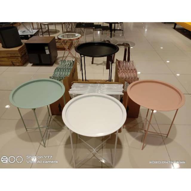 Jual Meja Bulat Besi by Informa | Shopee Indonesia