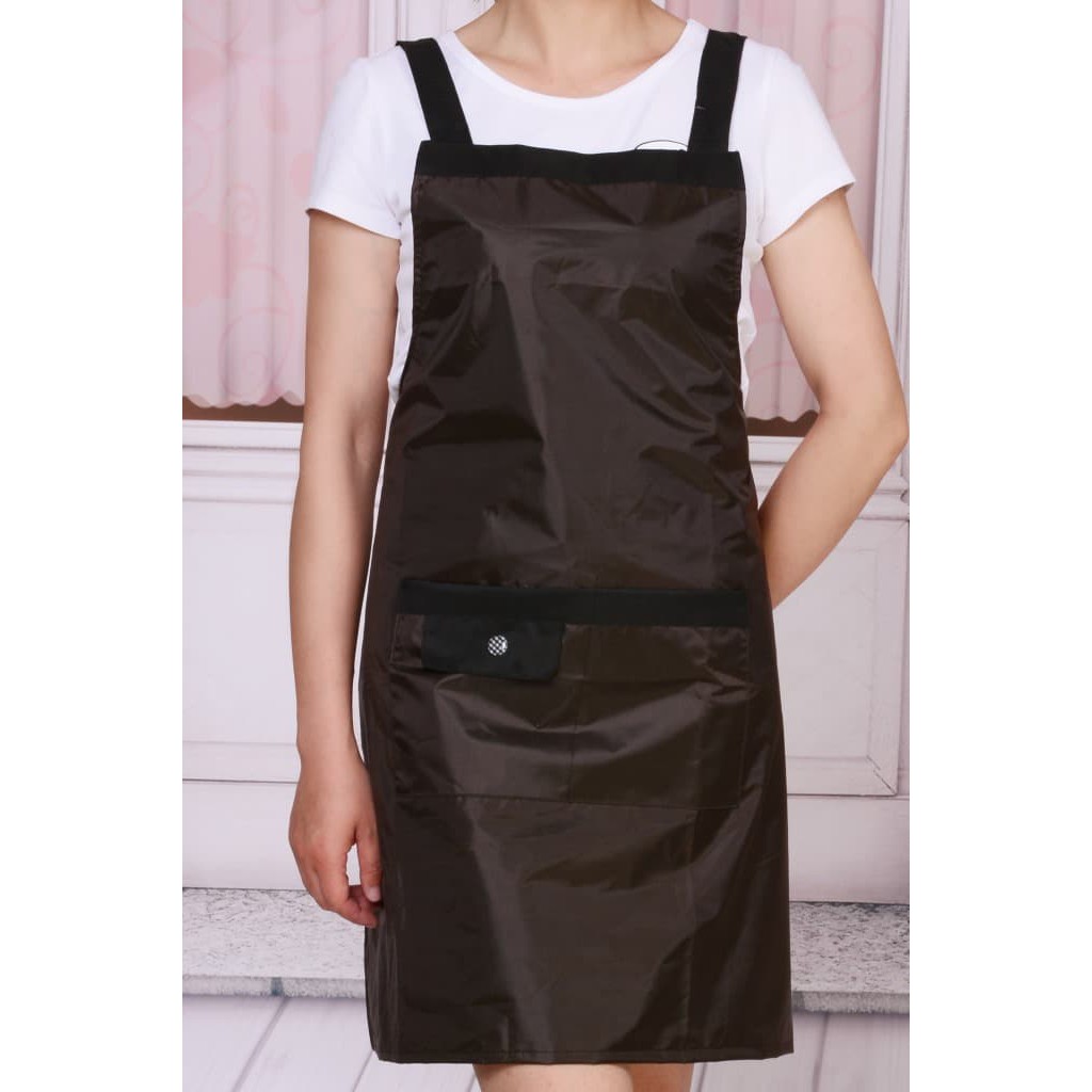 Jual Apron Polos / Celemek Masak Waterproof Kualitas Bagus CM001 ...