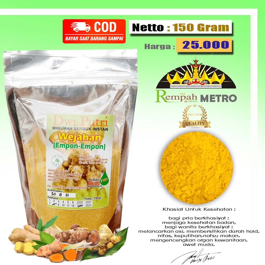 Jual Minuman Kesehatan Herbal Lengkap - Empon2 Bubuk - Jamu Lengkap ...