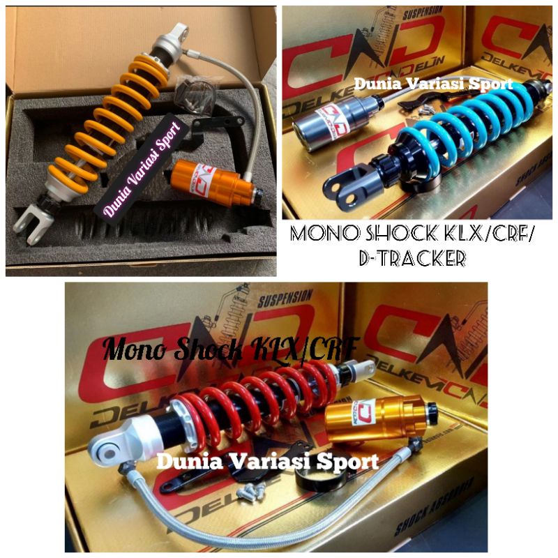 Jual Mono Shock KLX, D-TRACKER,CRF Shock Belakang Tabung Pisah Original ...