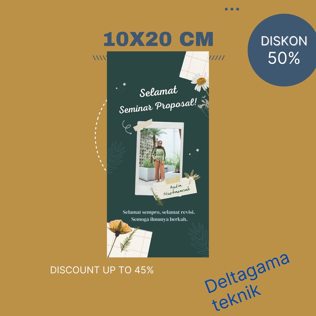 Jual cetak foto kado wisuda ulang tahun hiasan dinding 10x20 COD wall ...