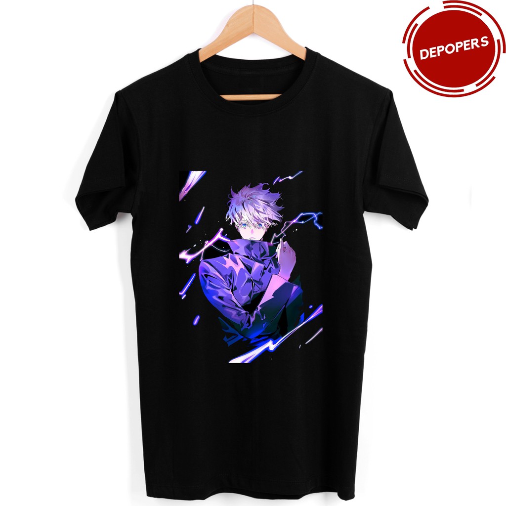 Jual ANIME JUJUTSU KAISEN GOJO SATORU BAJU KAOS DISTRO | Shopee Indonesia
