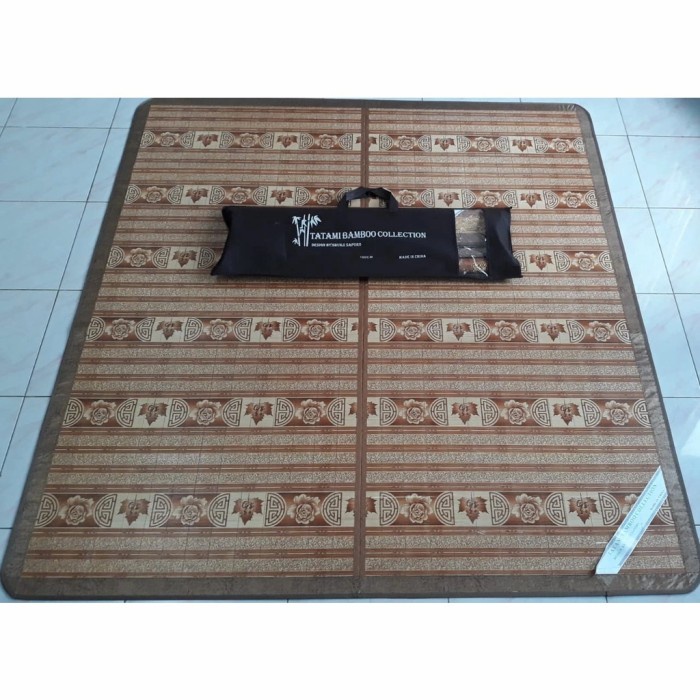 Jual Tikar - Tikar Bambu Tatami / Tikar Lipat Tatami Ukuran 180 X 200 ...
