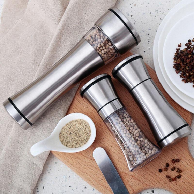 Jual Penghalus Merica Garam Stainless Manual Salt Pepper Grinder ...
