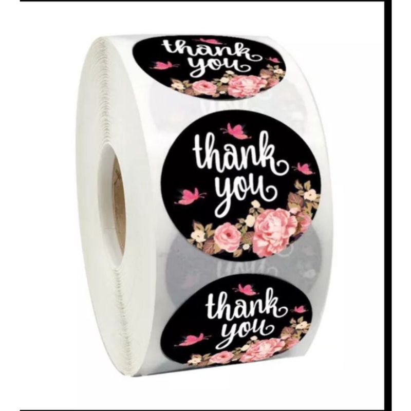 Jual Stiker Thank You Sticker Ucapan Terima Kasih Segel Souvernir ...