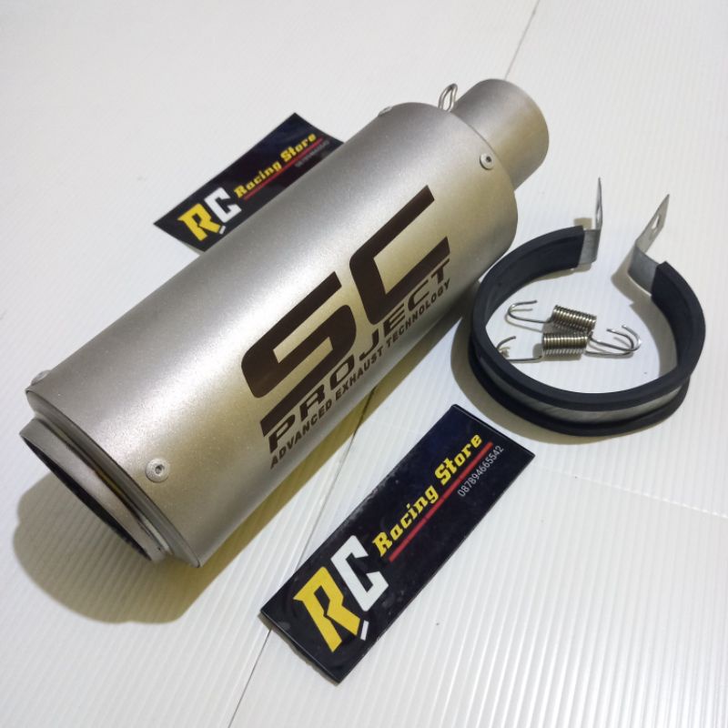 Jual Slincer Tabung Knalpot SC PROJECT Sandblass - SC PROJECT TITAN ...