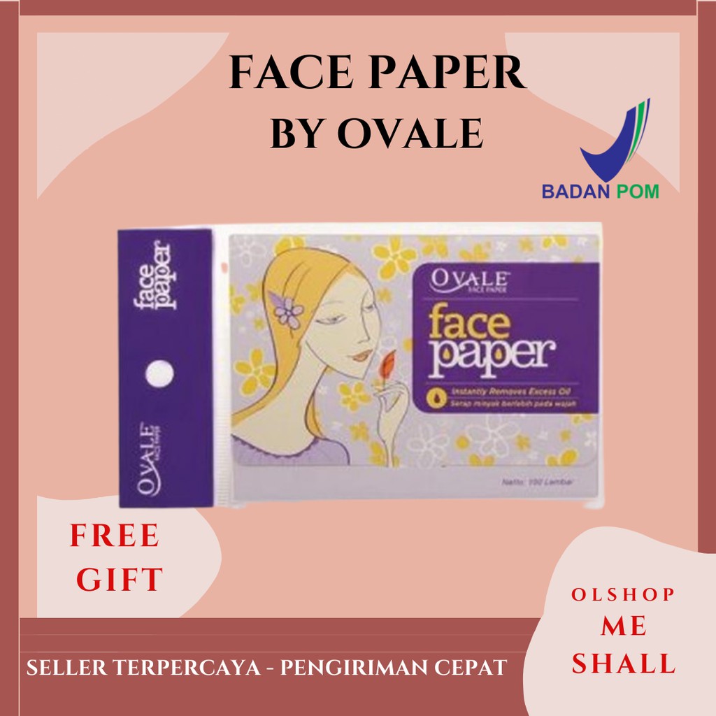 Jual OVALE FACE PAPAER - ISI 100 LEMBAR | Shopee Indonesia