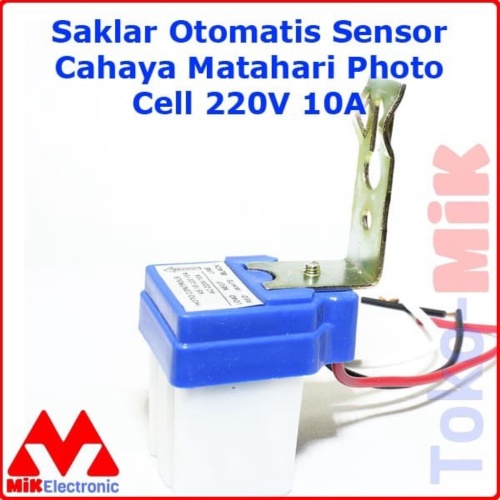 Jual New Saklar Lampu Led Jalan Otomatis Sensor Cahaya Matahari 10a As 10 220v Mik Shopee 