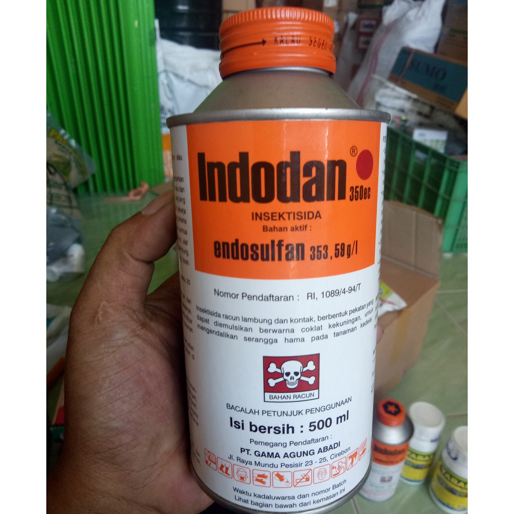 Jual Obat Pertanian Pembunuh Serangga Insektisida INDODAN 350EC [500 ml ...