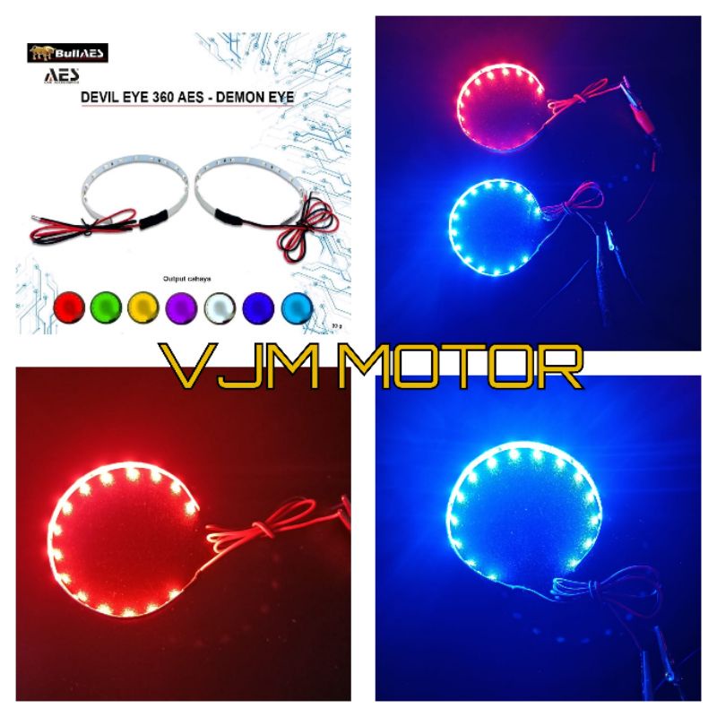 Jual Lampu devil lampu demon devil eye 15 mata led | Shopee Indonesia