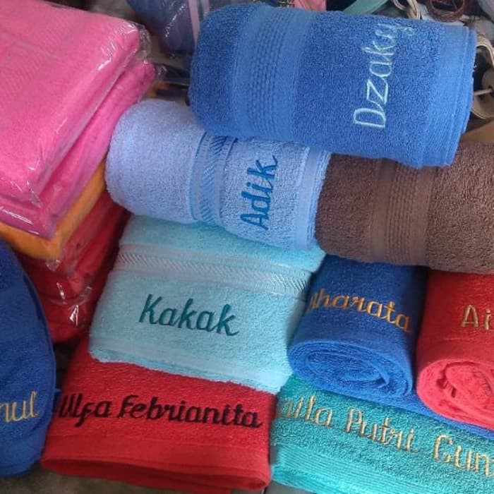 Jual CUSTOM BIKIN NAMA HANDUK LAP KECIL BUAT DI TAS BUAT OLAHRAGA ATAU ...