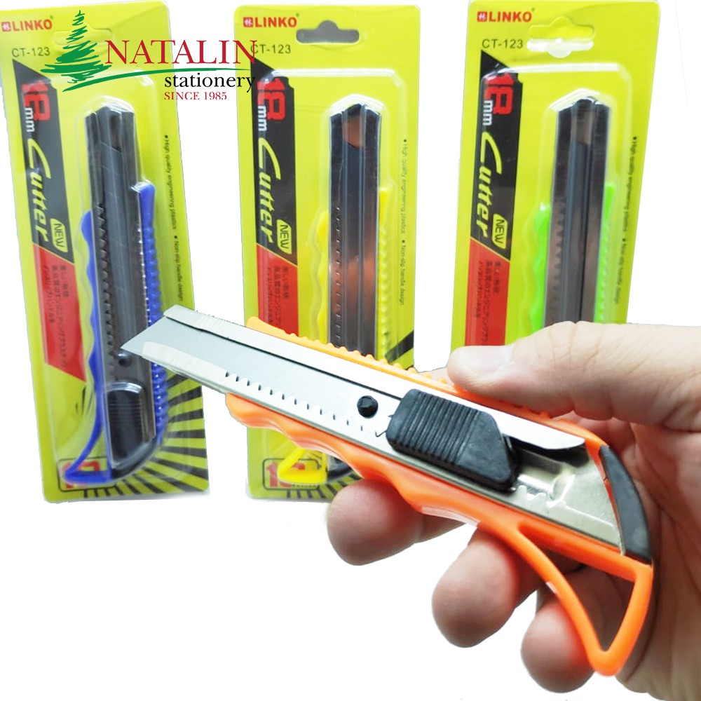 Jual CUTTER BESAR CT-123 LINKO Auto lock | Shopee Indonesia