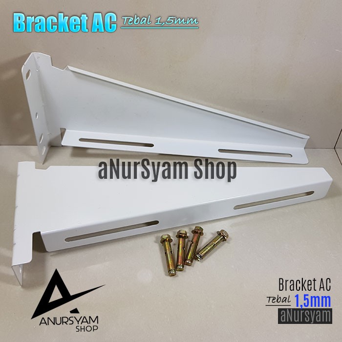 Jual Bracket AC OutDoor 1/2 - 1 PK Tebal 1.5mm / Breket AC / Dudukan AC ...