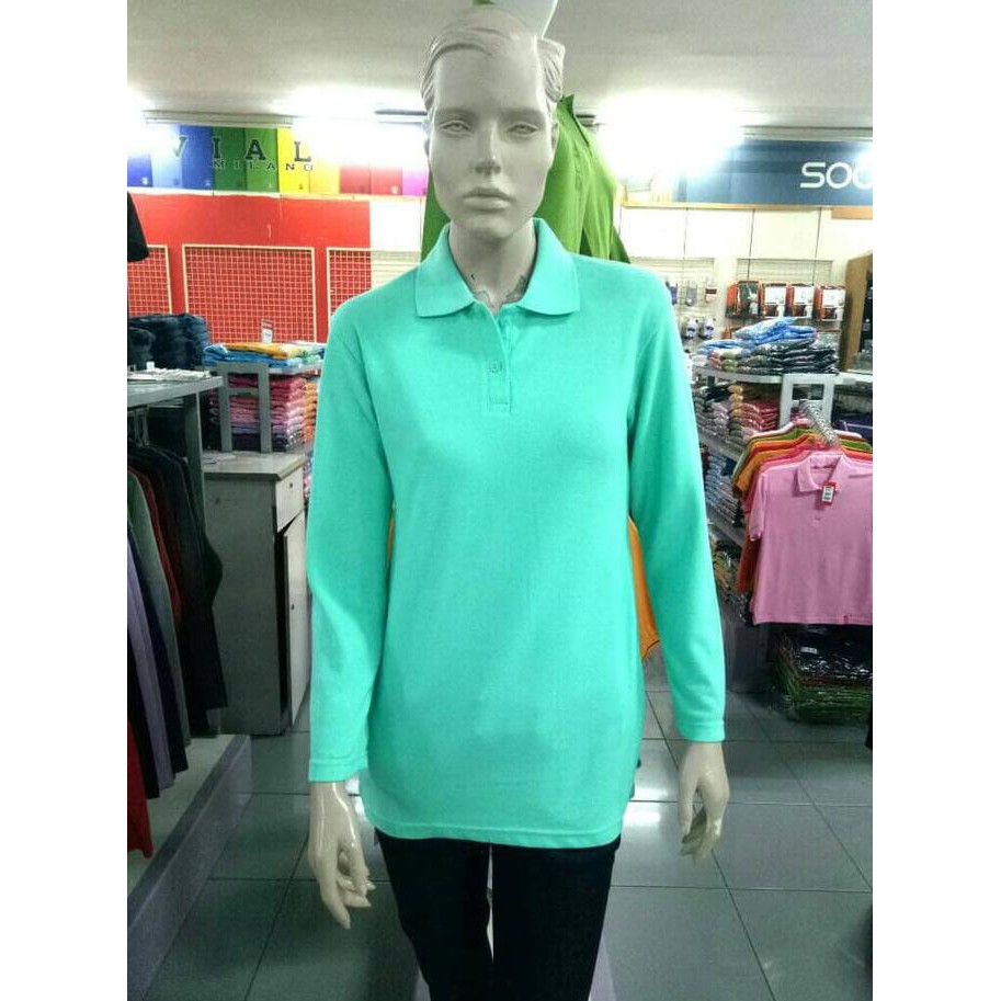 Jual polo shirt wanita lengan panjang | Shopee Indonesia