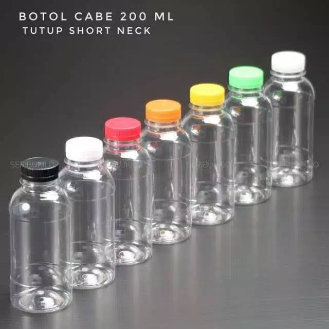 Jual BOTOL JUS 200ML / BOTOL CABE / BOTOL PLASTIK 200ML | Shopee Indonesia