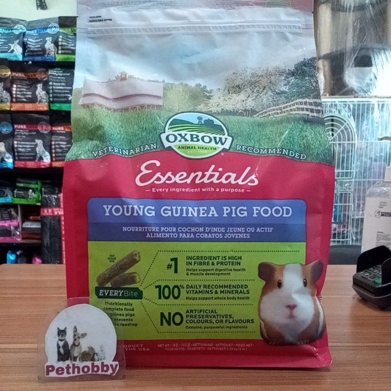 Jual Makanan Marmut Oxbow Essentials Young Guinea Pig Food 5 Lbs (2.25 ...