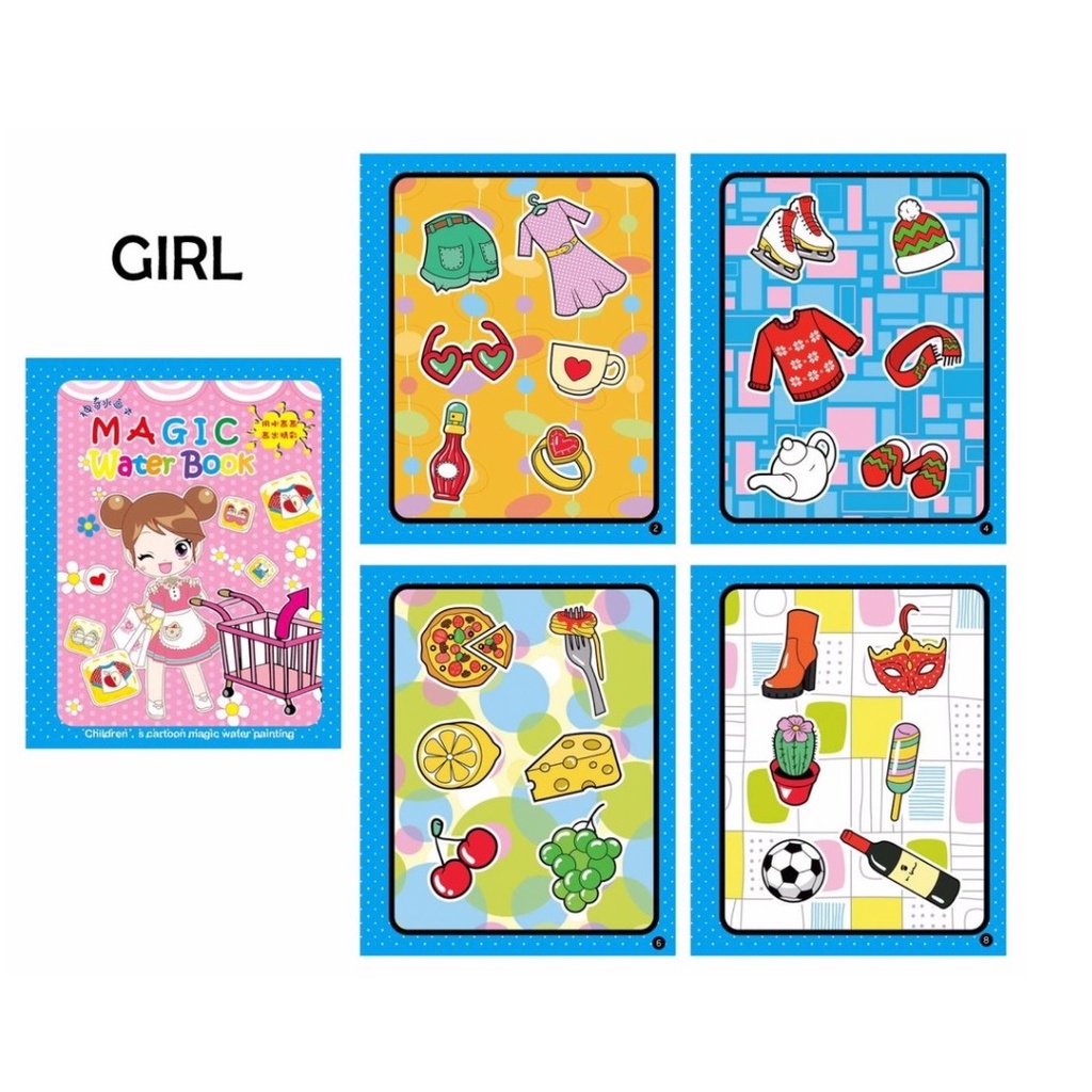 Jual [READYSHOP] Magic Book Invisible Ink / BUKU GAMBAR / BUKU MEWARNAI ...