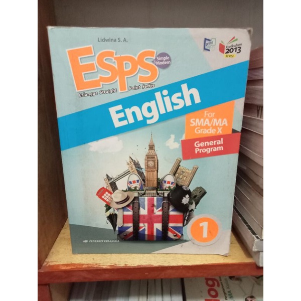 Jual buku esps English bahasa Inggris kelas 10 SMA Erlangga | Shopee Indonesia