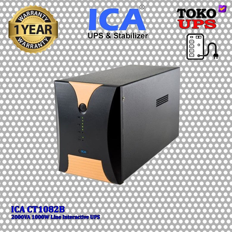 Jual UPS ICA CT1082B (2000VA/1000W) - Merk Ternama | Shopee Indonesia